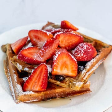 Vegan Protein Waffles - Flourless & Sugar Free - Simple Green Soul