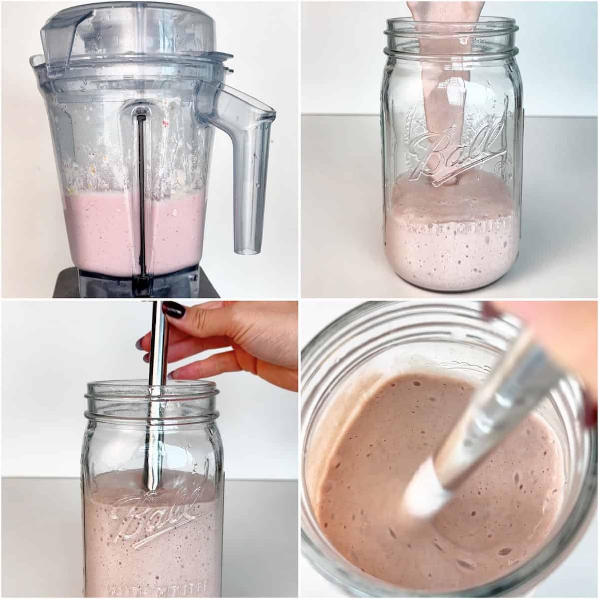 How To Make A Raspberry Banana Smoothie. Easy + Healthy