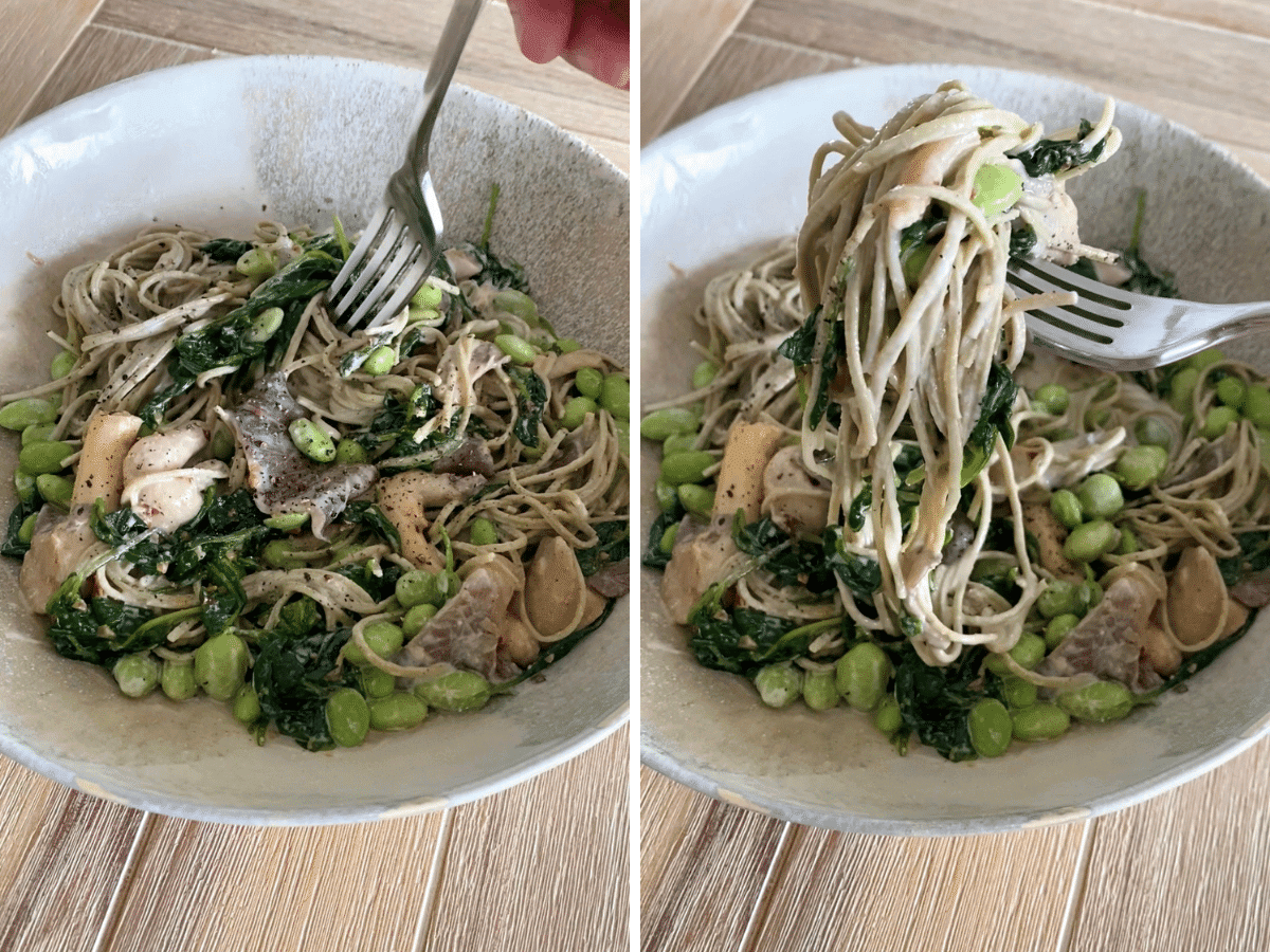 Easy Edamame Pasta in Under 15 Minutes!