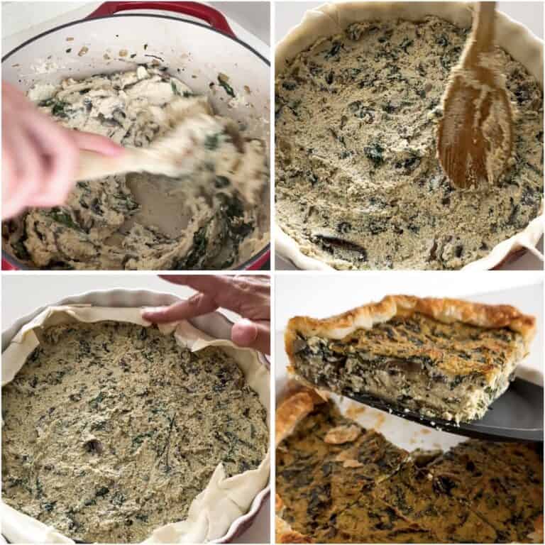 How To Make An Eggless Vegan Quiche Recipe With Vegetables